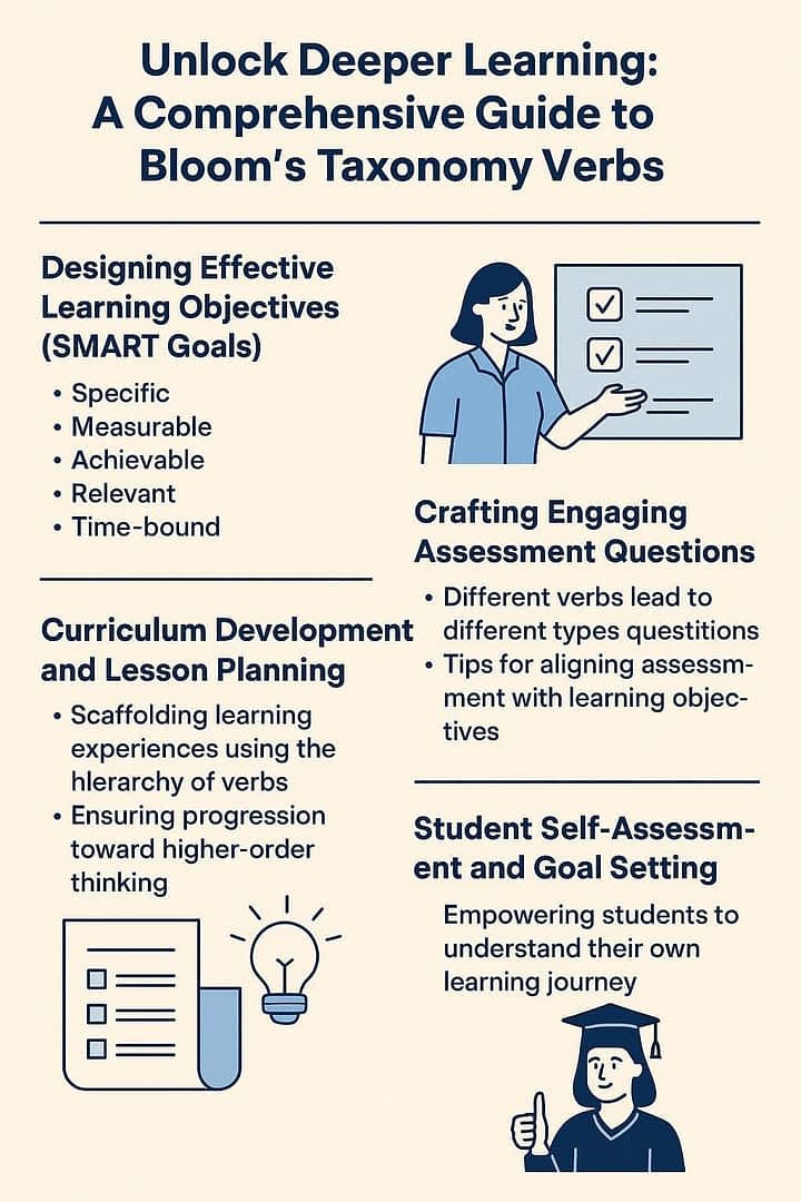 Bloom’s Taxonomy Verbs List: Practical Application of Cognitive ...